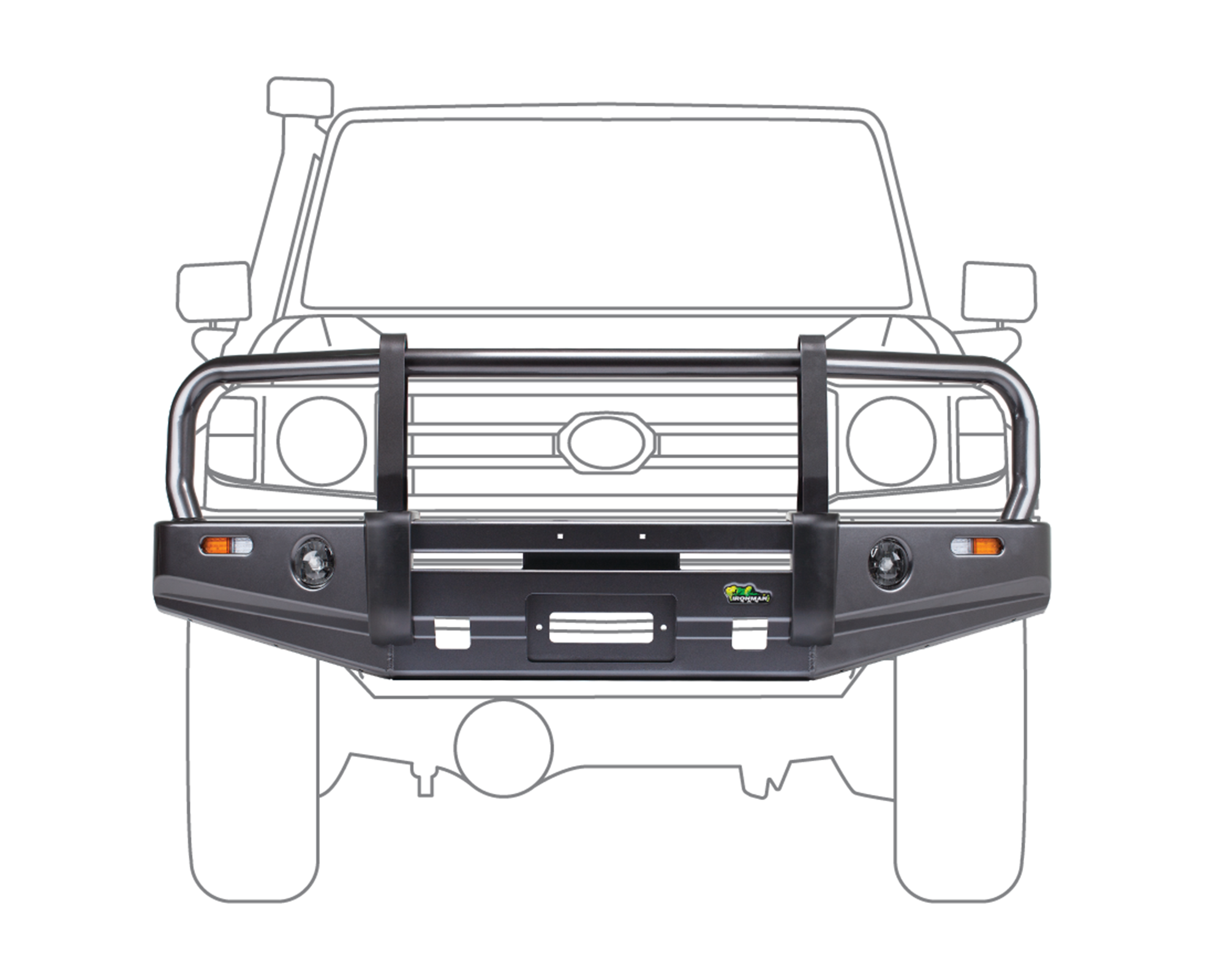 Deluxe Bull Bar – Bars N Racks