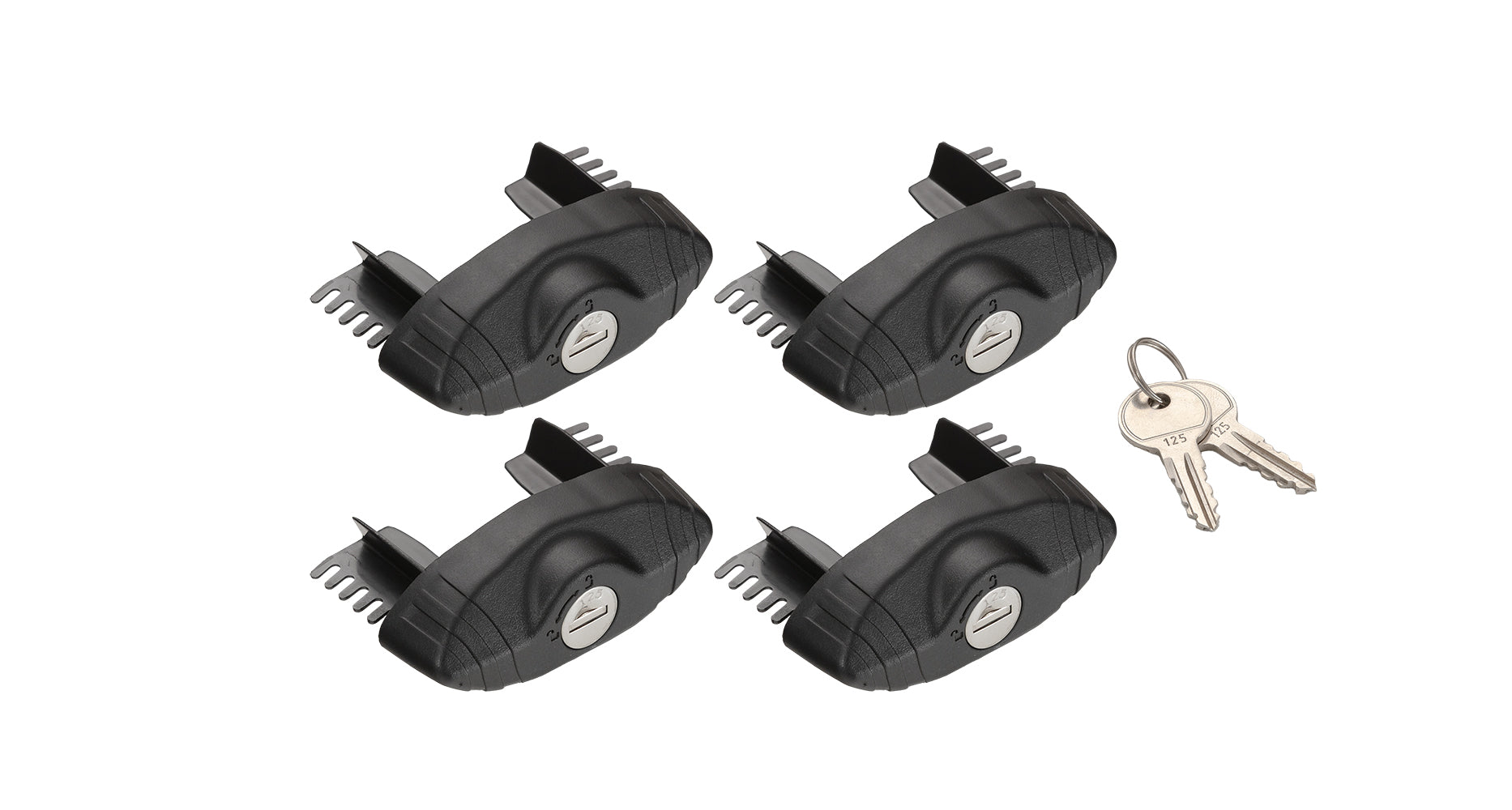 Vortex Locking End Caps (4 Set) – Bars N Racks