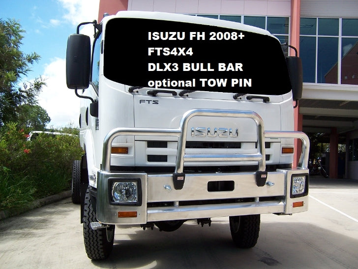 (B3IS5465TSYM) ISUZU FTS (FH) Deluxe 3 Bullbar with Towpin (/08 to ...