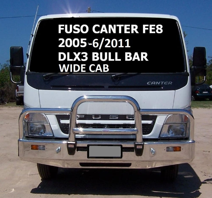 (B3FU0007SYZ) FUSO CANTER FE8 Deluxe 3 Bullbar ( to ) – Bars N Racks