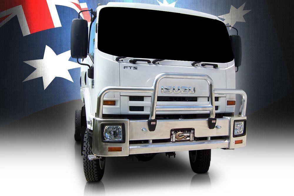 (B3IS3465SYZ) ISUZU FTS (FH) Deluxe 3 Winch Compatible Bullbar (/08 to ...