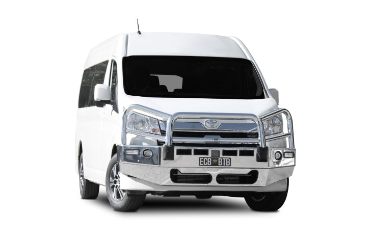 ECB TOYOTA HIACE Bullbar with Bumper Lights (05/19 to ) – Bars N Racks